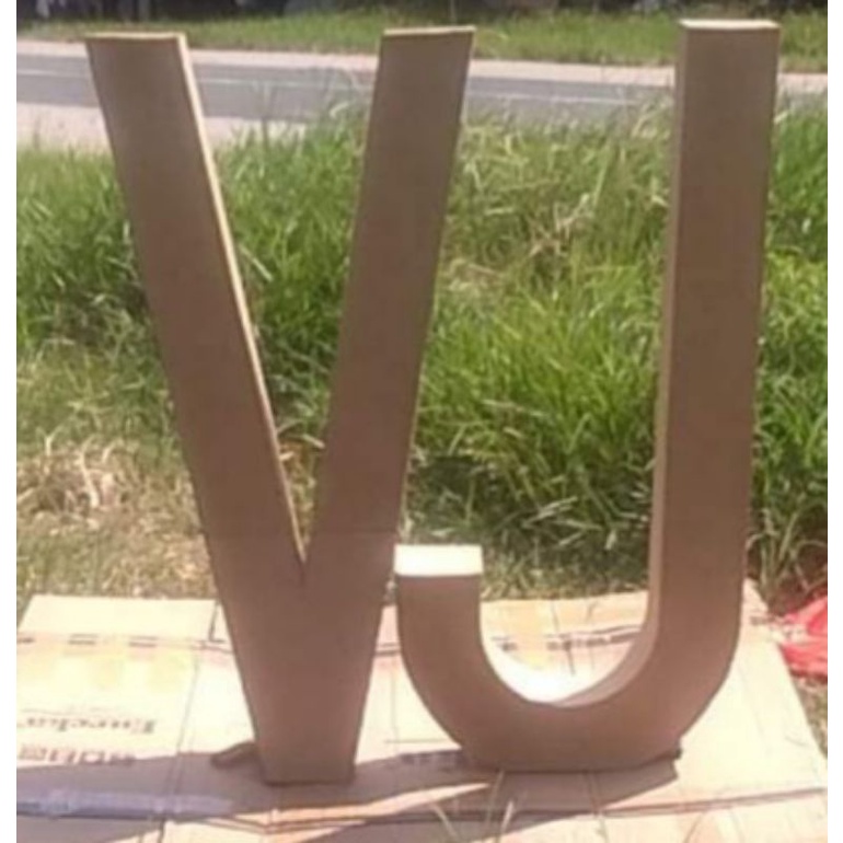 Letter standee 3ft ,(plain, painted, glitter) | Shopee Philippines