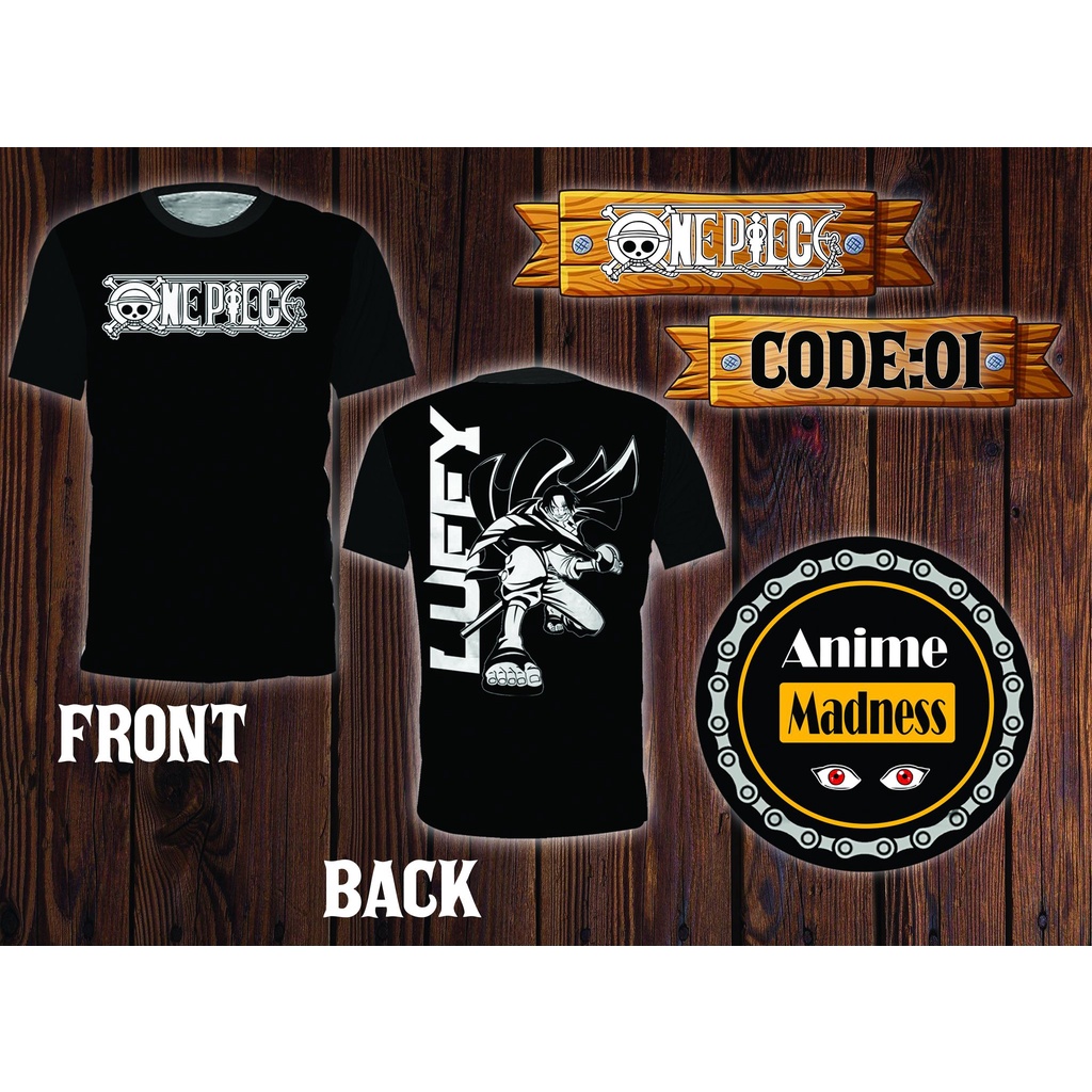 ONE PIECE Sublimation T-shirt version 8 | Shopee Philippines