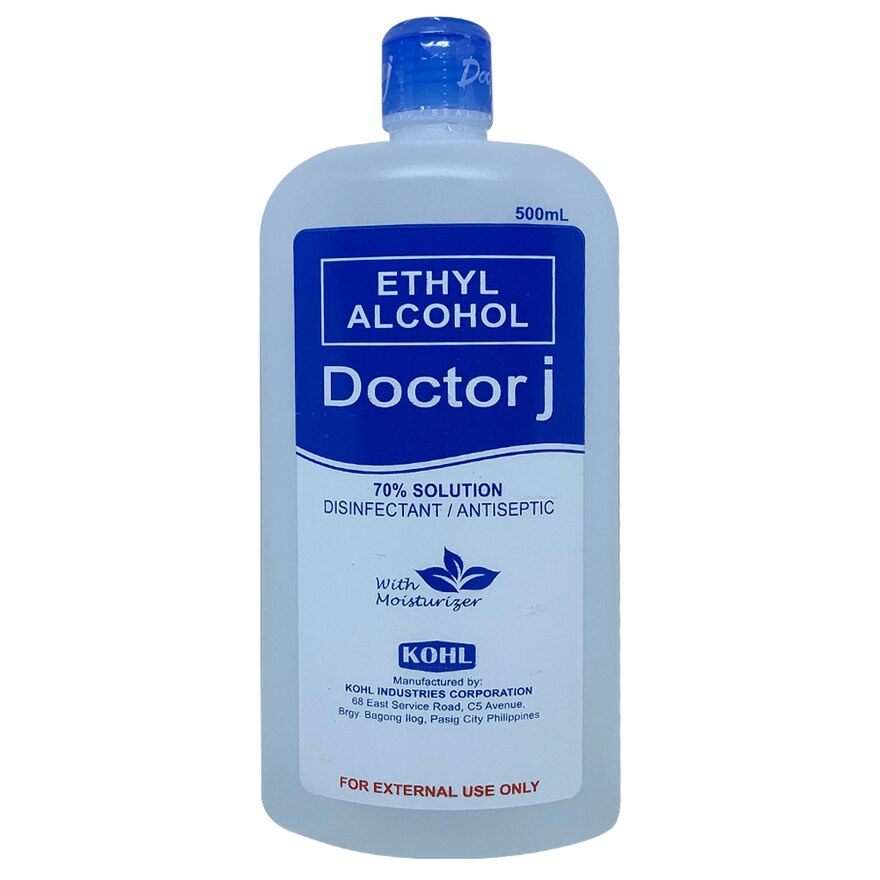 DOCTOR J Ethyl Alcohol 500ml | Shopee Philippines