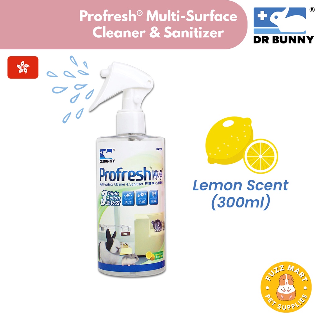 Dr. Bunny Profresh Multi-Surface Cleaner & Sanitizer Spray 300ml | Shopee Philippines