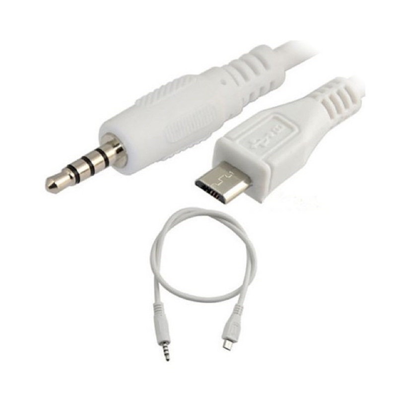 Android Micro USB to DC 3.5mm Audio Cable Adapter for V8 Sound Card Car ...