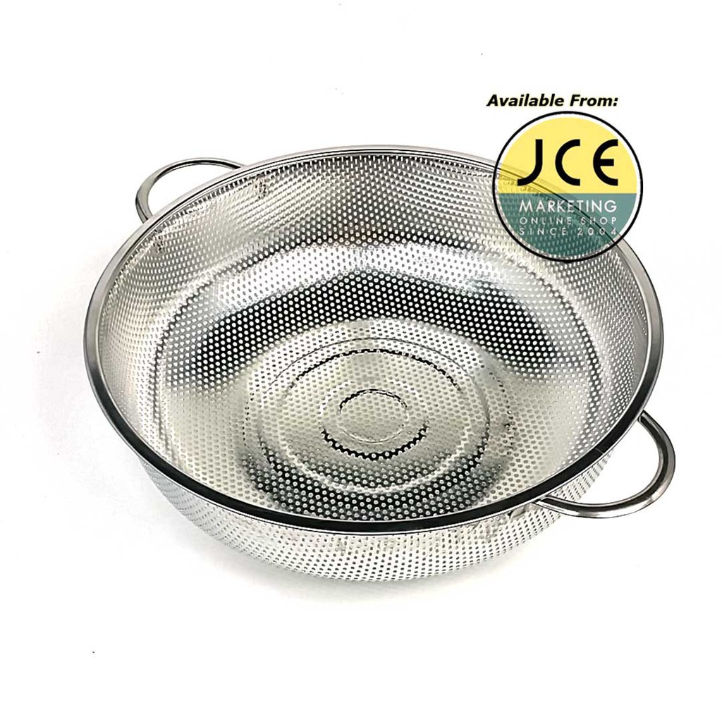 Aluminum Colander Large Sizes with Handle and Stand | Shopee Philippines
