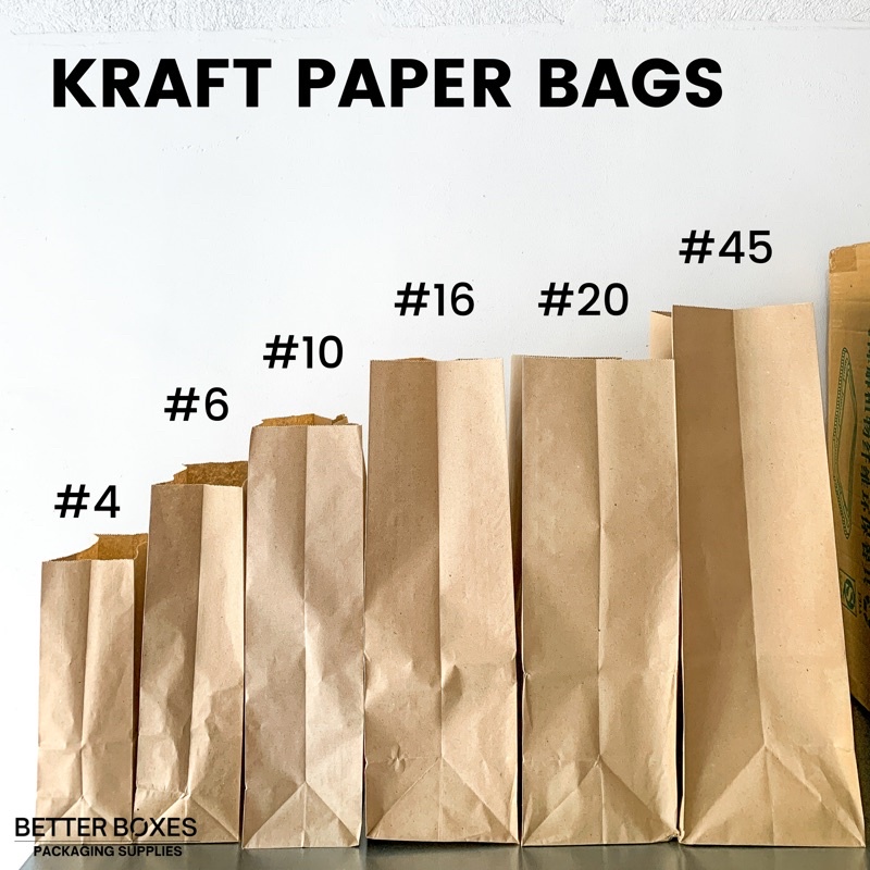 Bulsita/Kraft Bags [By 50s/100s] | Shopee Philippines
