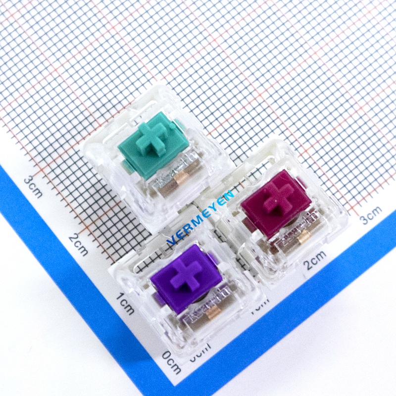 Kailh Pro Purple Tactile Switch Light Green Clicky Switch Red wine ...