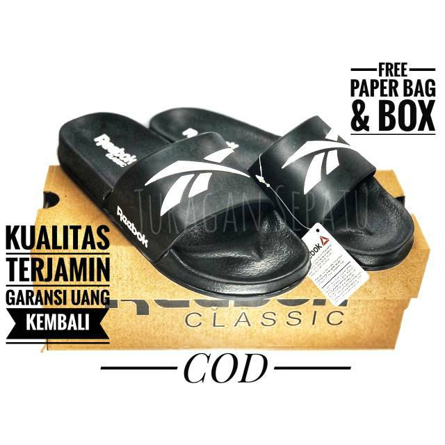 Reebok Sendal Slide Sandal Sport Flip Flop Men Women Import Premium ...