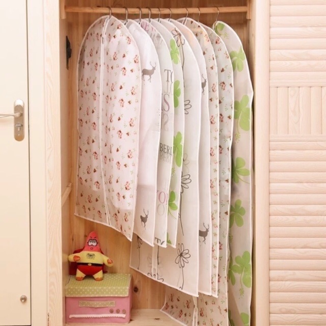 Transparent printing clothing dust cover rondom design | Shopee Philippines