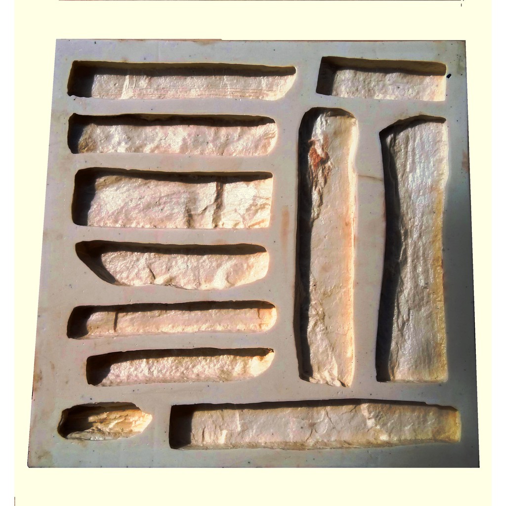 Riprap random Stone Silicone Natural StoneEffect Wall Cladding Mould ...