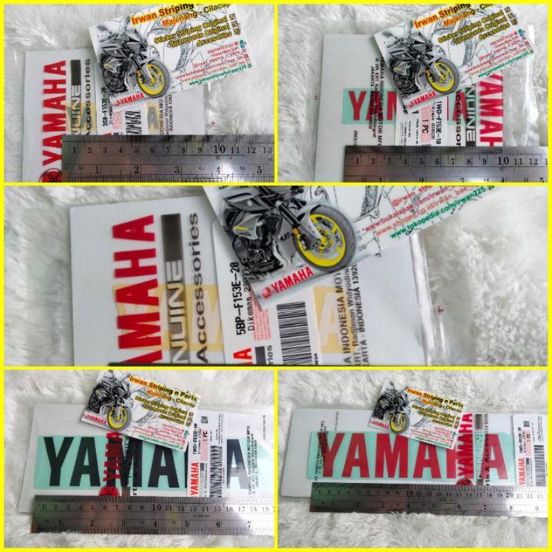 Sticker Striping Emblem Logo Text YAMAHA Original R25 R15 Scorpio RX ...
