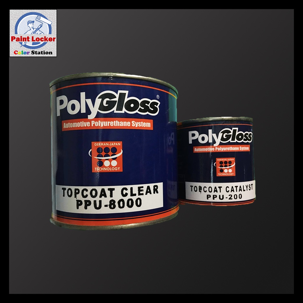 PolyGloss Topcoat Clear with Catalyst (PPU-8000) - 1 Liter | Shopee ...