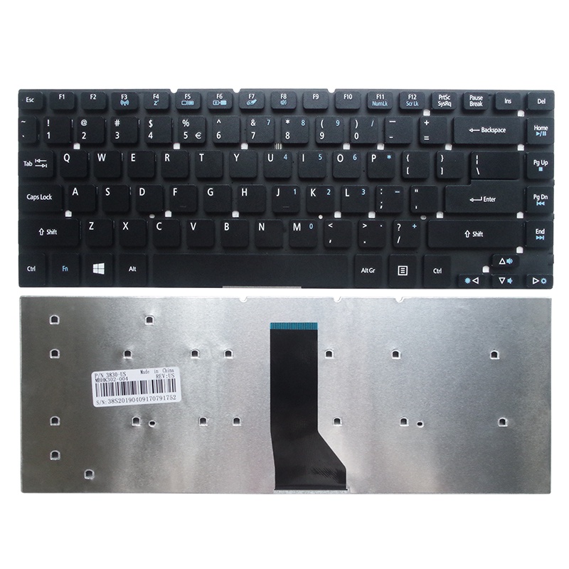Laptop Keyboard For Acer Aspire ES1-431 ES1-411 ES1-511 E5-411 E5-411G ...