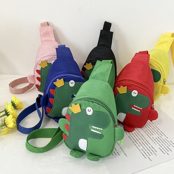 Children Dinosaur Messenger Crossbody Chest Bag mini Shoulder Bag ...