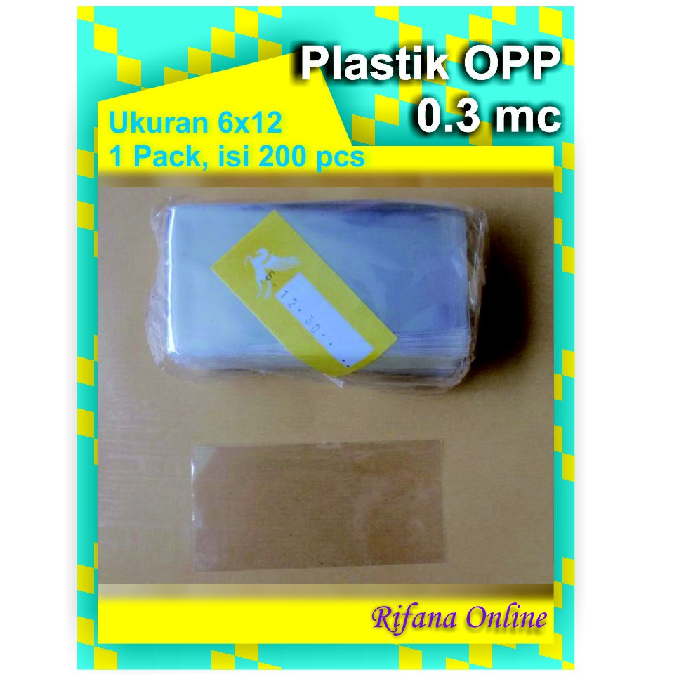 Opp plastic Size 6 x 12 cm | Shopee Philippines