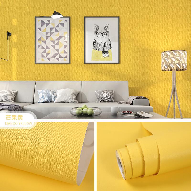 Solid Color Luxury Style Wall Paper 10 Meters Self Adhesive Quality ...