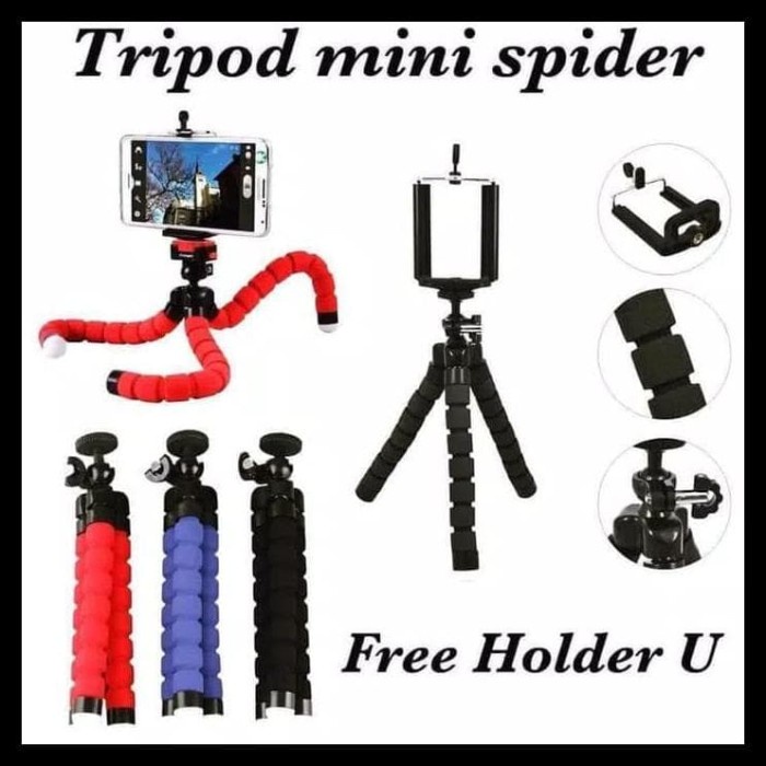 Tripod SPIDER MINI/TRIPOD SPIDER HP And Camera/TRIPOD MINI OCTOPUS ...