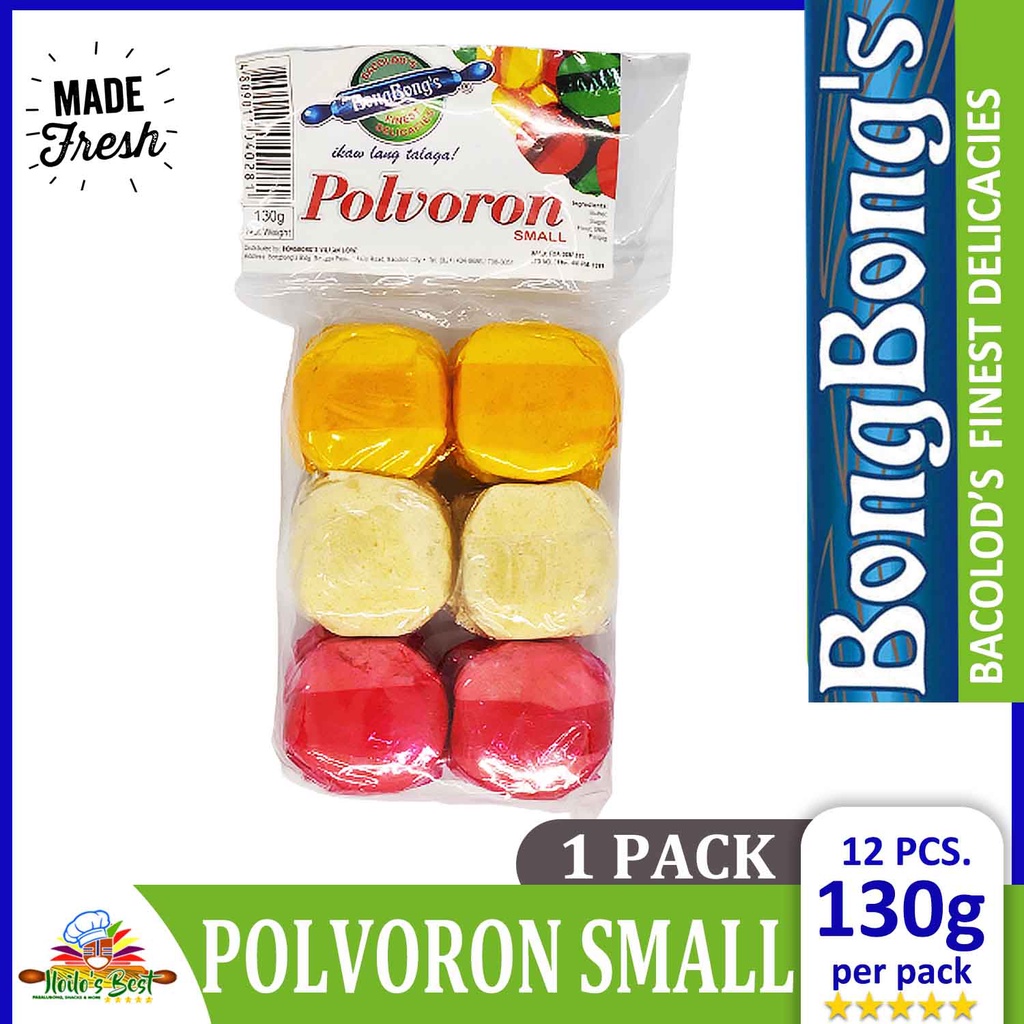 Iloilo's Best | Polvoron Small 130grams | Bongbong's Pasalubong ...