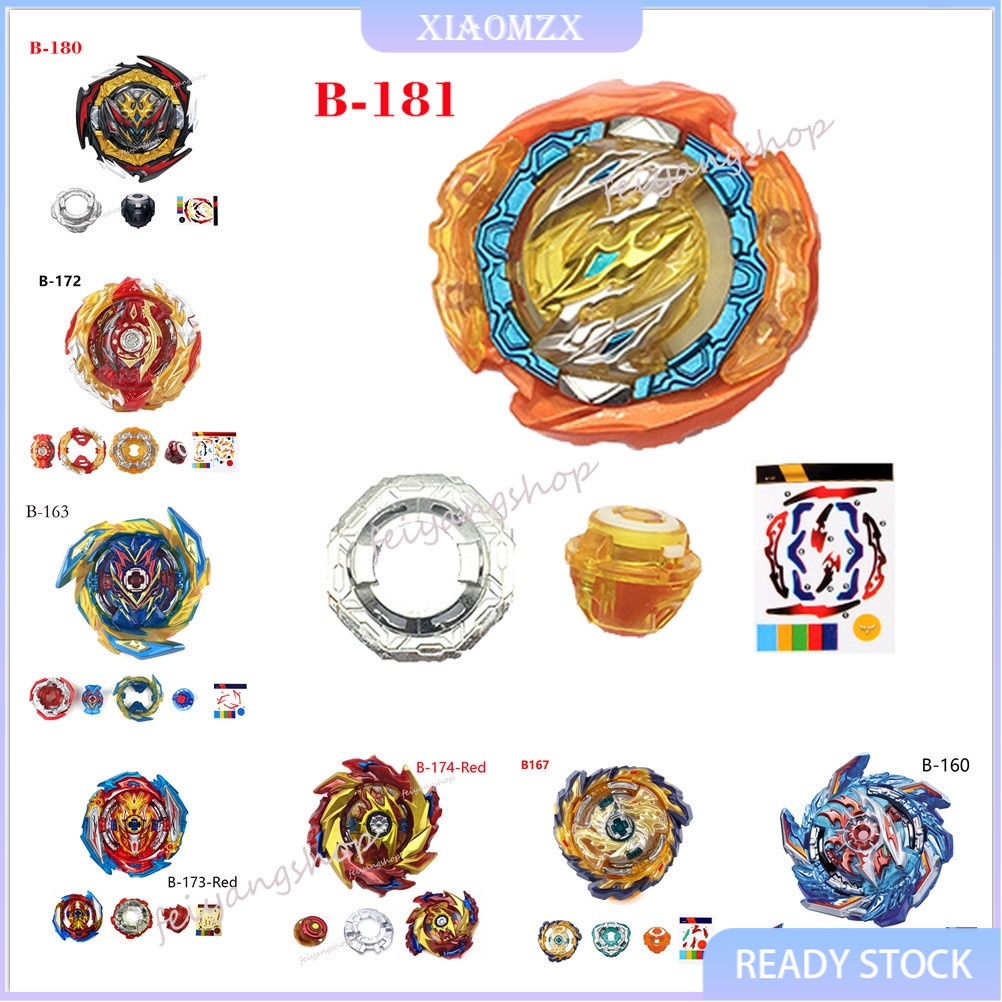 Beyblade Burst Valkyrie B-181 Cyclone Ragnaruk B-180 Dynamite Belial B ...