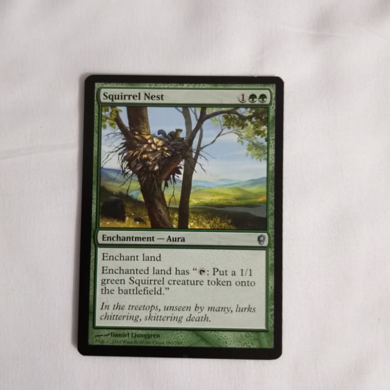 MTG Card SQUIRREL NEST Magic the Gathering Trading Card Game Green | Shopee Philippines
