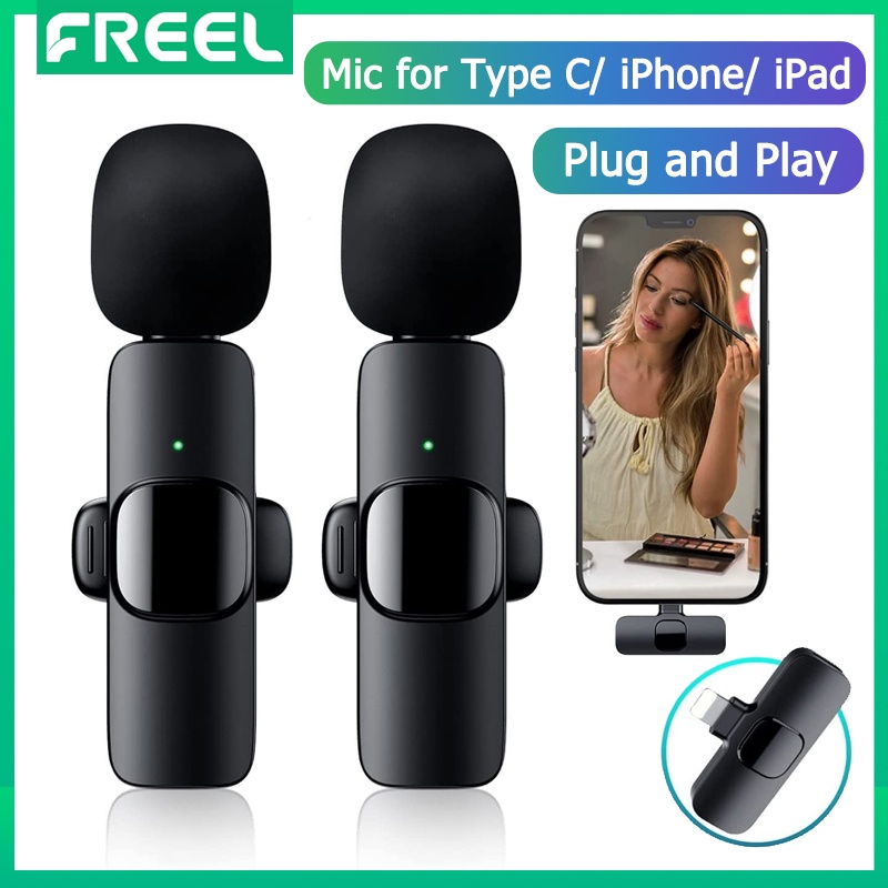 Professional Wireless Lavalier Microphone for Phone Pad only ip 16 15 ...