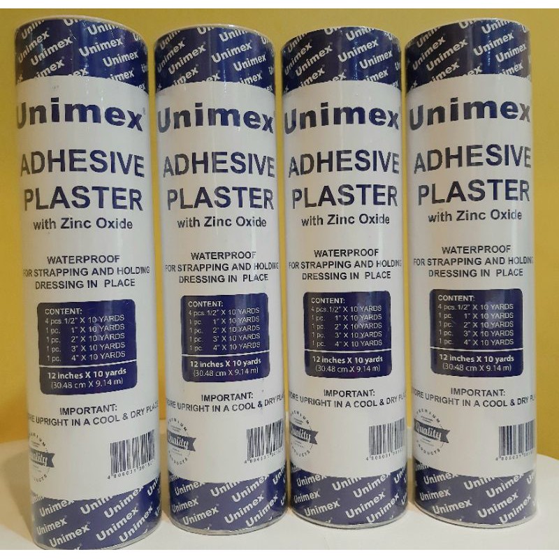 ADHESIVE ZINC OXIDE PLASTER TUBE 12's | Shopee Philippines