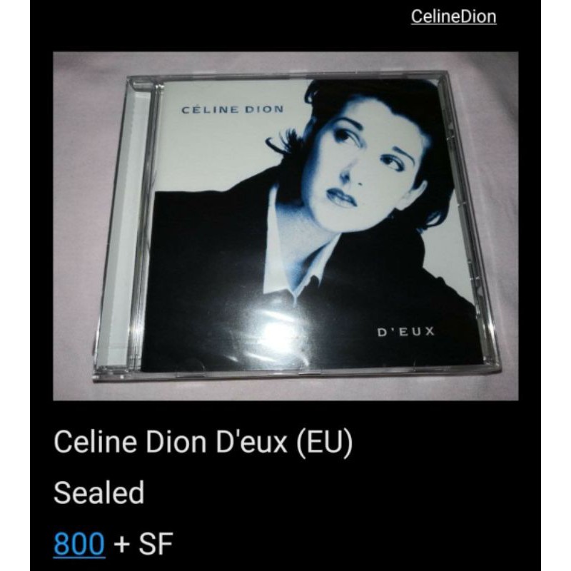 Celine Dion CD (Sealed) | Shopee Philippines