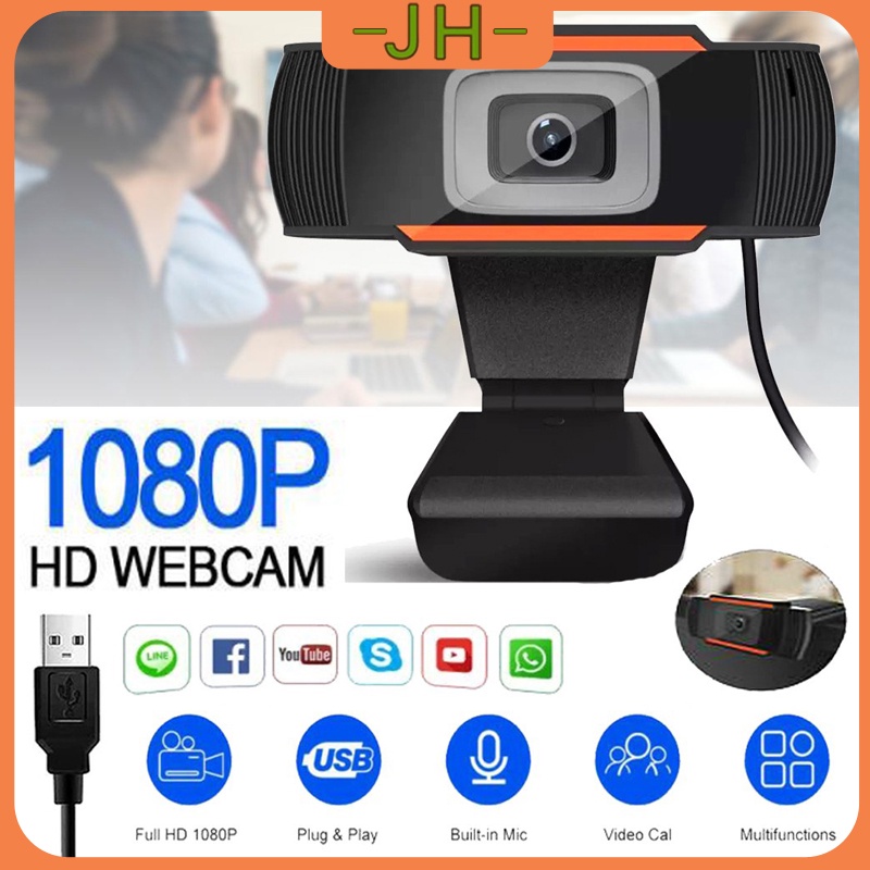 1080P HD Webcam Web Camera With Mic Computer Webcam For PC Skype Online ...
