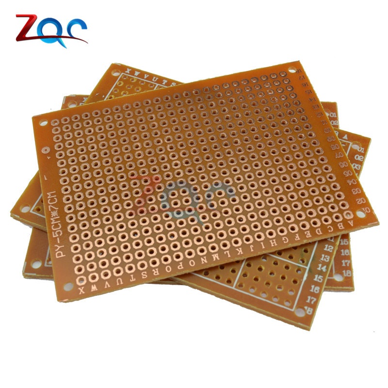 10Pcs 5*7 PCB 5x7 PCB 5cm 7cm DIY Prototype Paper PCB Universal Board ...