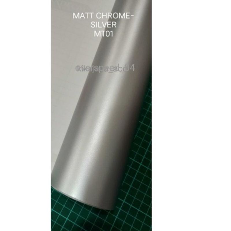 Matte Chrome Silver 25x50cm Maxdecal Vinyl Sticker for Motorcycle Car ...