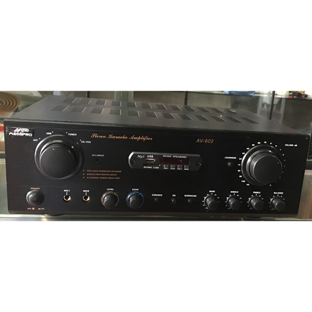 MEGAPRO AMPLIFIER AV 602USB 500W | Shopee Philippines