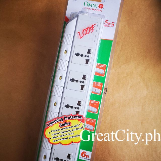 Omni Extension Cord with Individual Switch | Shopee Philippines