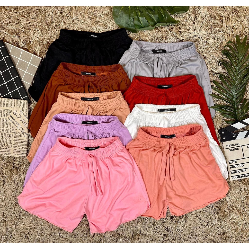 Lettuce shorts for women | Shopee Philippines