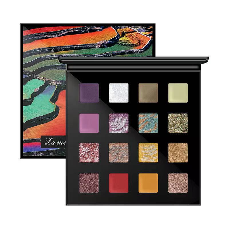 LML 5066# 16 Colors eye make up shimmering Eyeshadow Palette / Earth ...