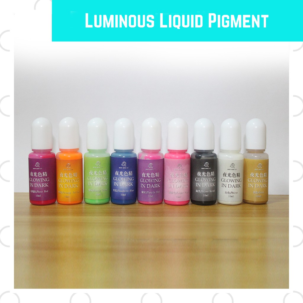 LEIO Glow in the Dark Liquid Pigment for Epoxy Resin / UV Resin ...