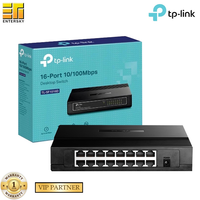 TP-Link TL-SF1016D 16-Port 10/100Mbps Desktop Switch | Shopee Philippines