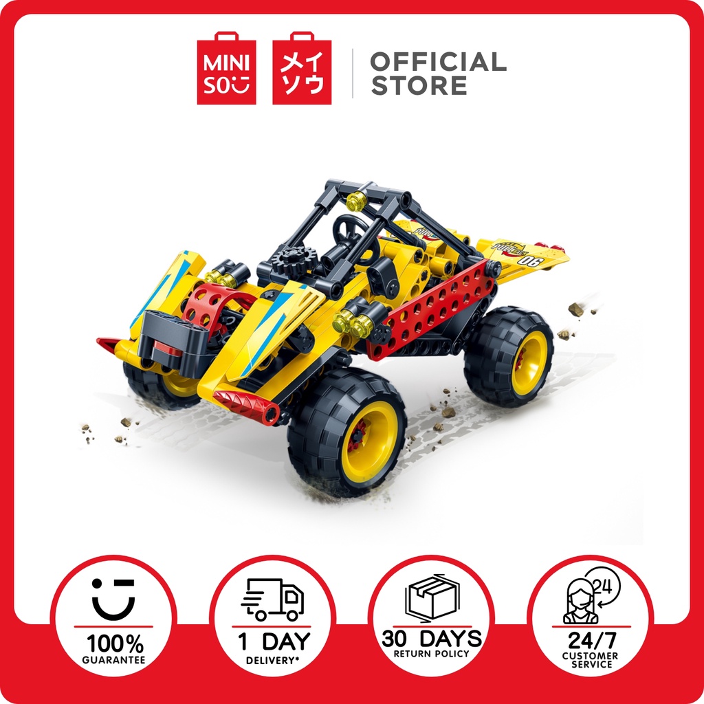 Miniso Race Car Building Kit | Shopee Philippines