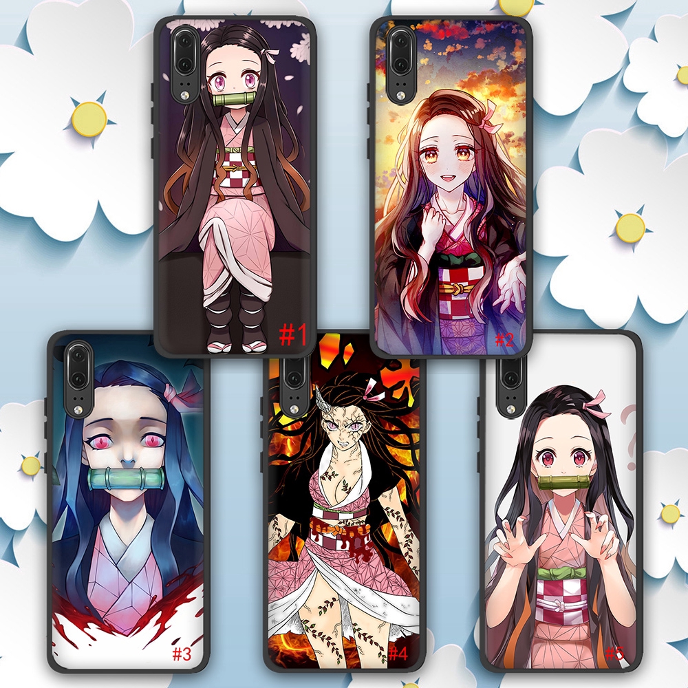 Kimetsu No Yaiba Nezuko Soft silicone Phone Case for Huawei Y5 Y6 Y7 Y9 ...