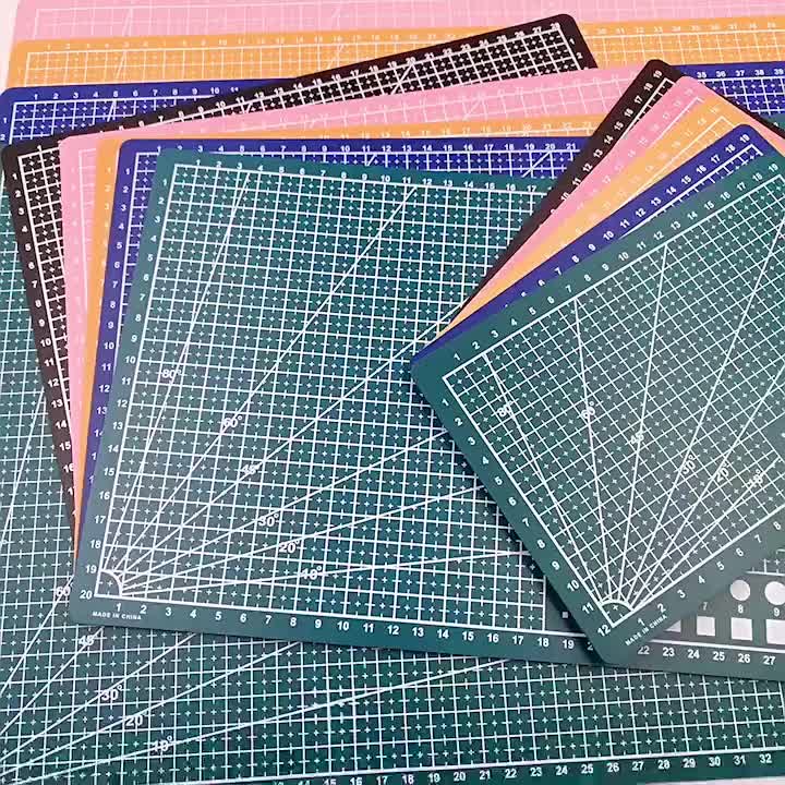 VK Cutting Mat PVC Cut Pad Patchwork A1 A2 A3 A4 Tool Manual Double-sided Self-healing Cutting ...