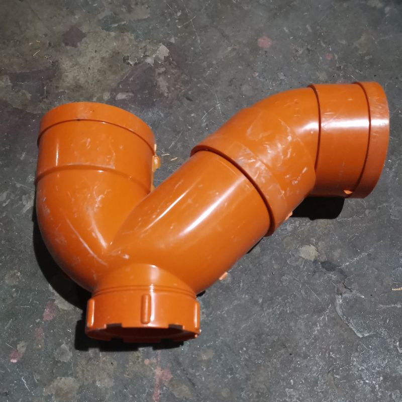 good quality thick Pvc sanitary orange P trap 2 3 4 | Shopee Philippines