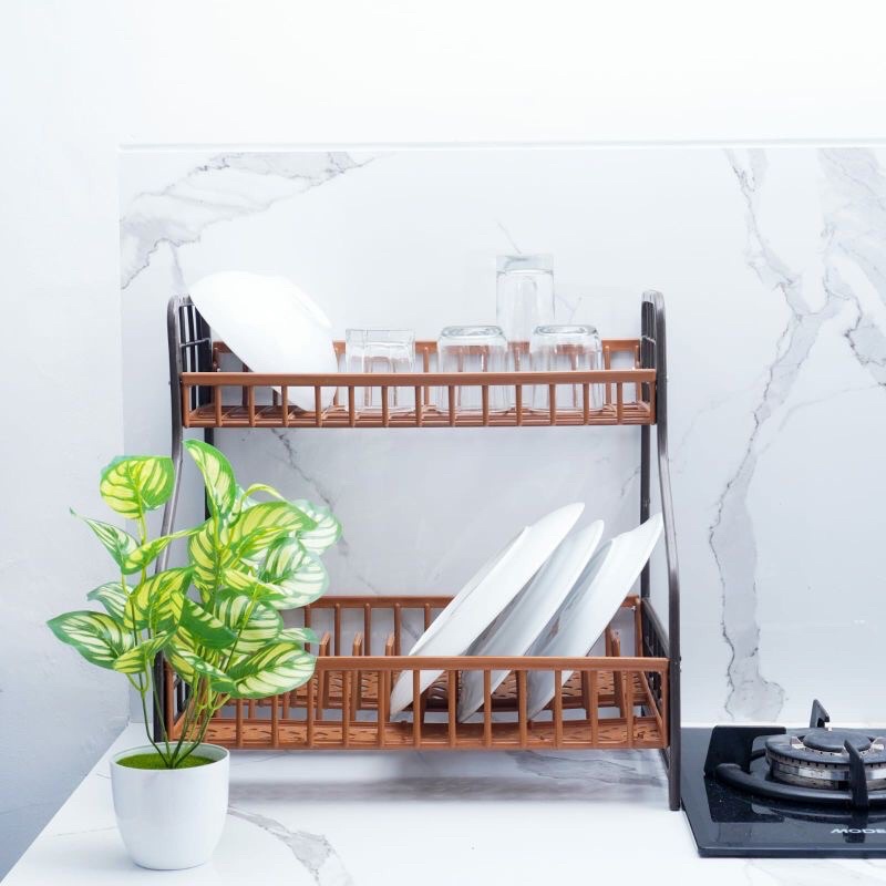 Plastic Bowl Glass Plate Rack Stacking 2 and Stacking 3 | Shopee ...