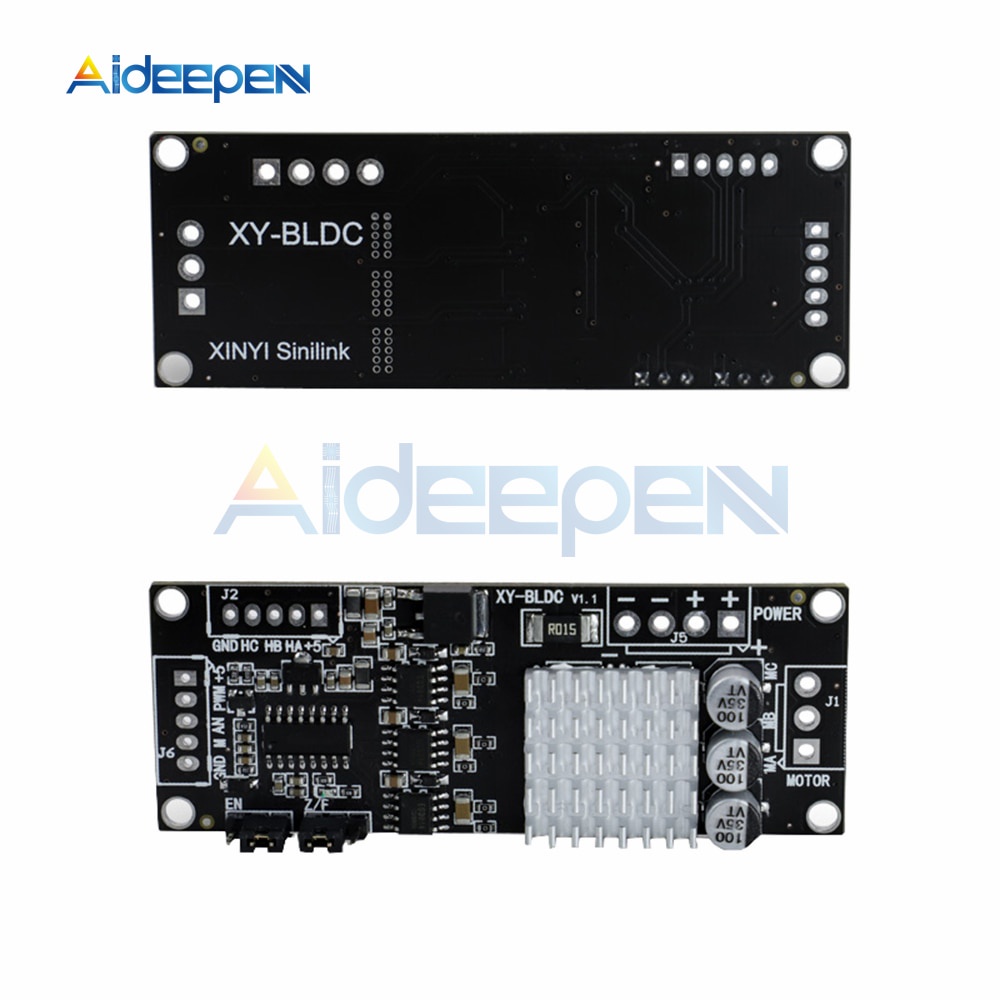 XY-BLDC DC12V-30V 7A 200W 3 Phase DC Brushless Motor Speed Controller ...