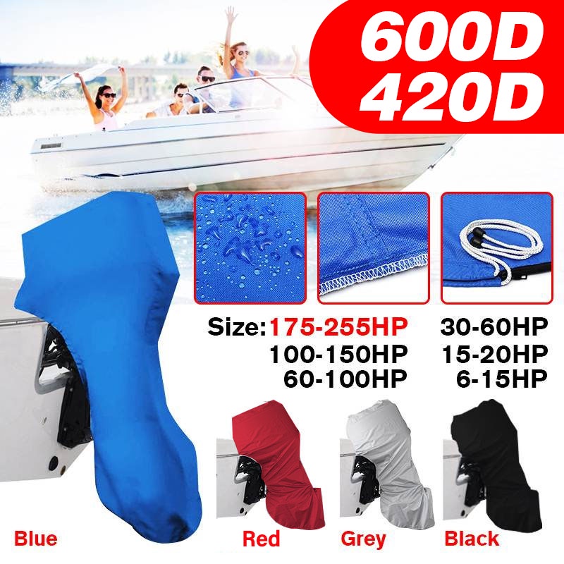 600D/420D 6 225HP Full Outboard Engine Cover Boat Engine Motor ...