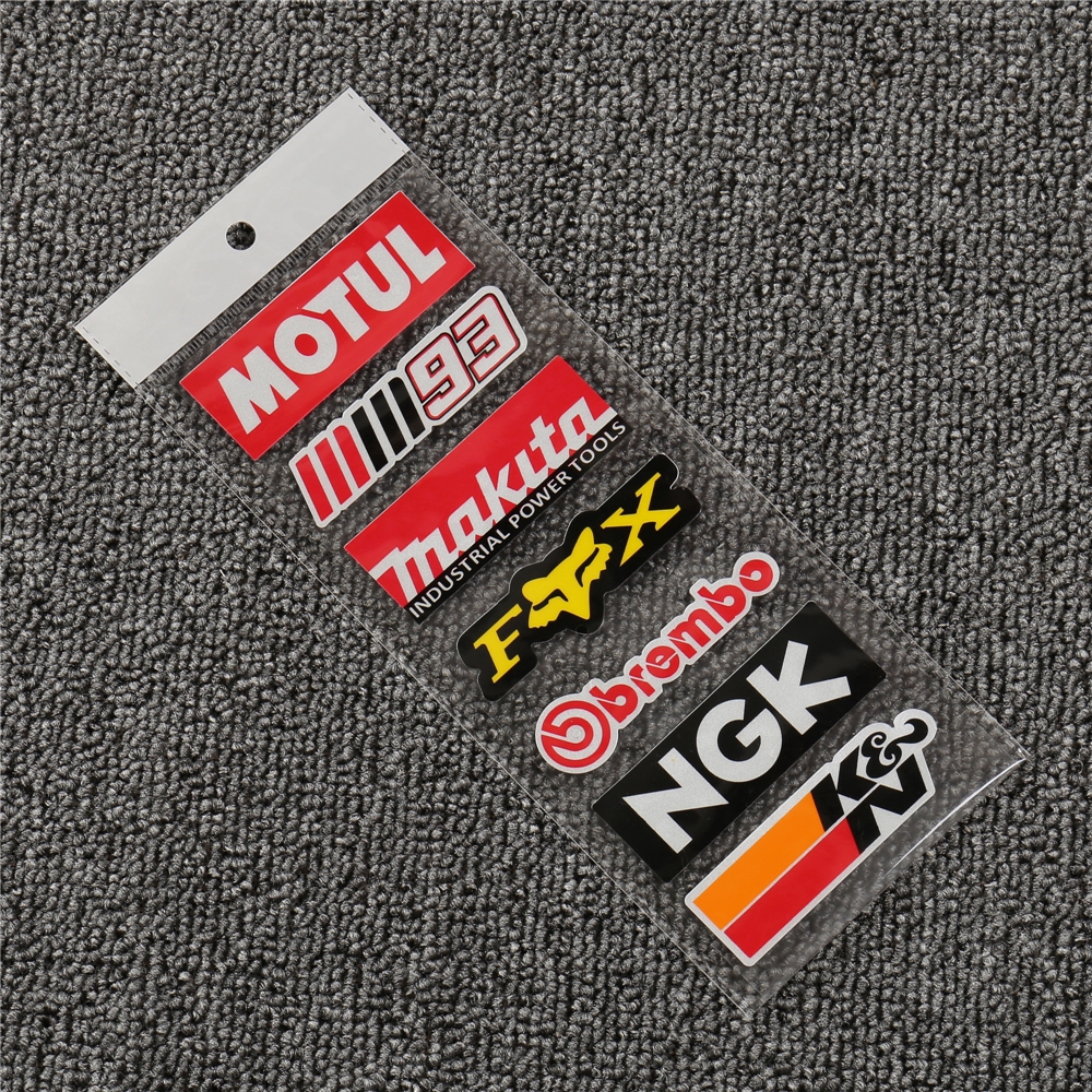 Reflective Motorcycle Side Strip Bike Helmet Sticker Car Vinyl Decal ...