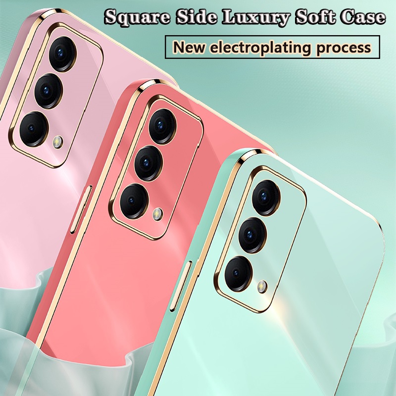 Realme Q3 Pro Carnival Q3i GT Master GT Neo Luxury Gold Frame Soft ...