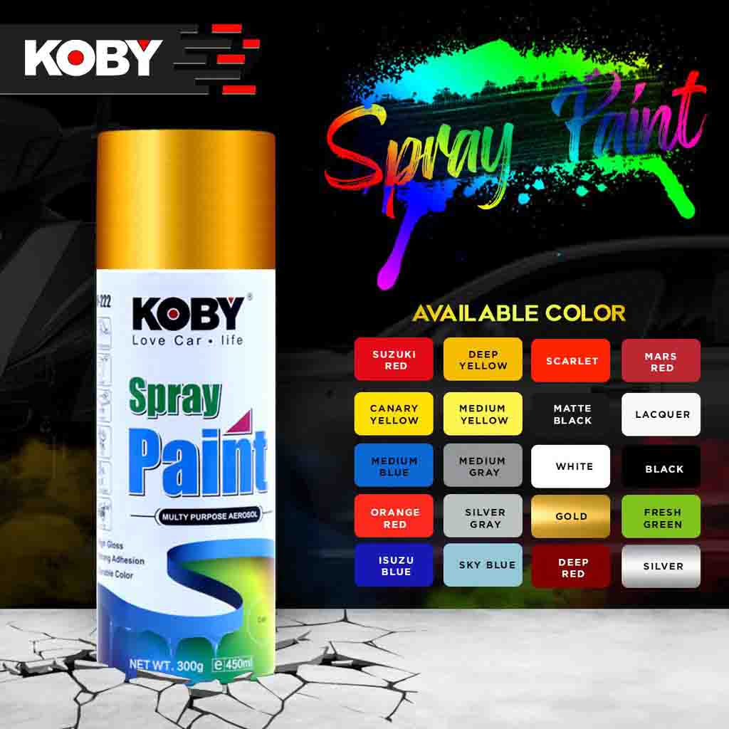 Knight Motorcycle Accessories Koby Spray Paint Multi Purpose ...