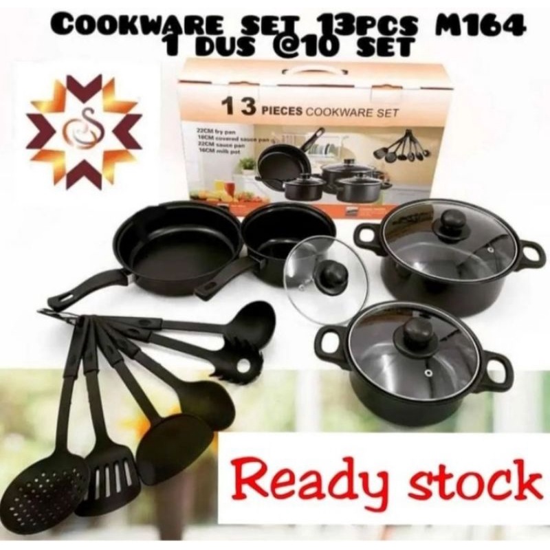 Pot set Of 13/homewear kitchen set | Shopee Philippines