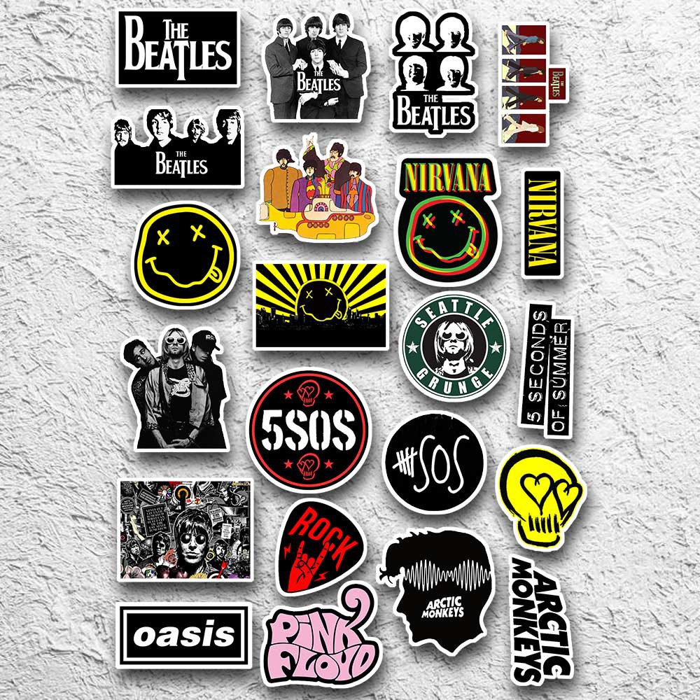 (HD) R&b Band Logo Sticker Package | Shopee Philippines