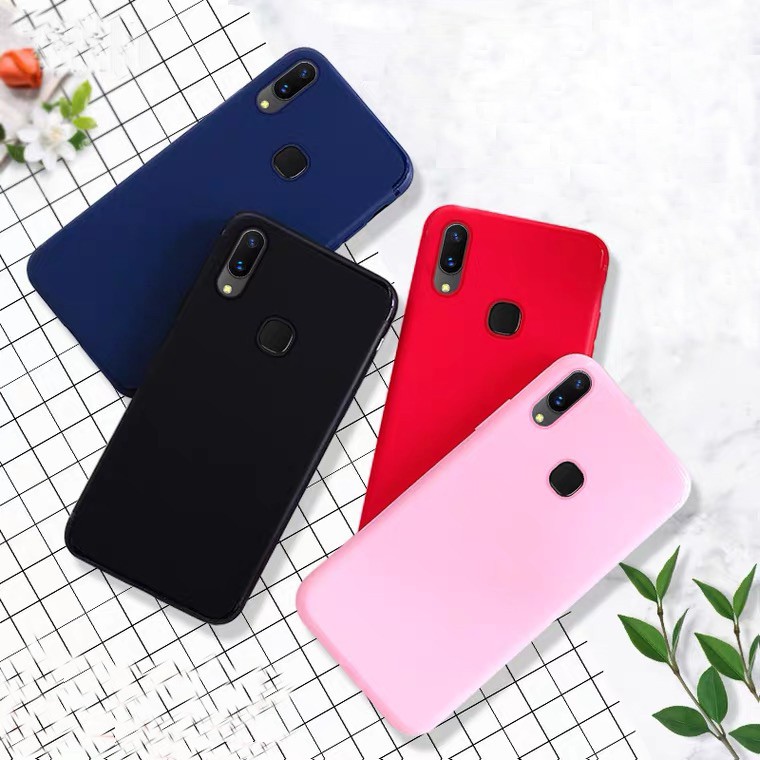 Vivo Y83 Y81 Y85 V9 Y71 Y79 Y91 U1 Y93 Y66 Candy Color Matte Soft TPU ...
