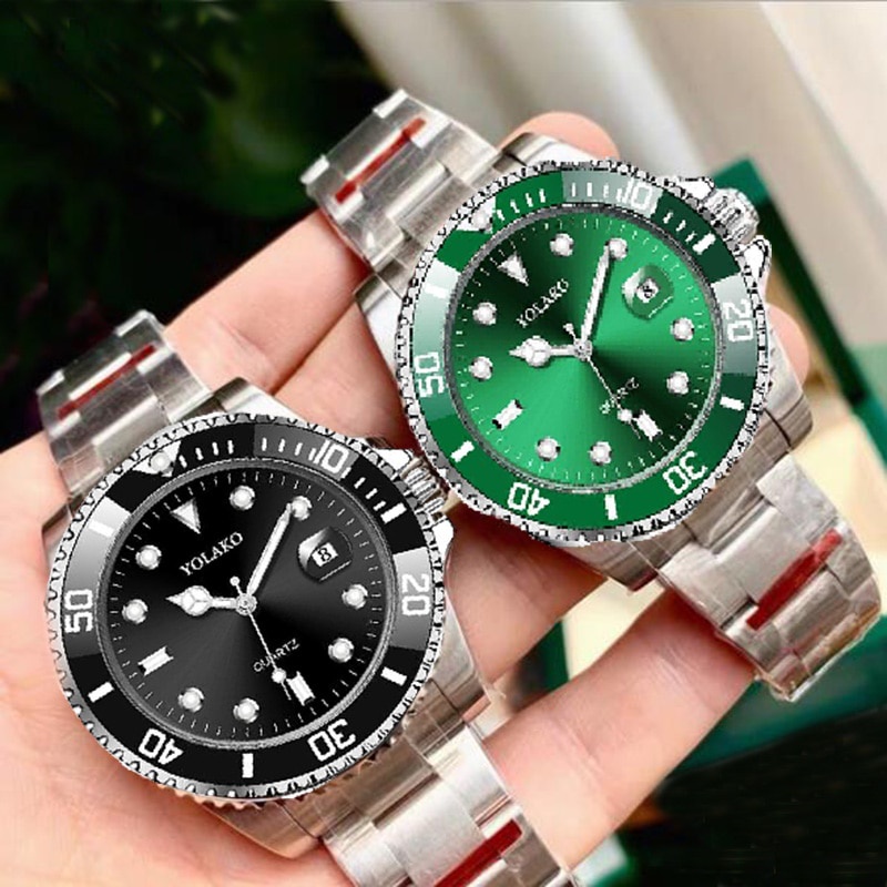 Top Brand Casual Mens Wristwatch Sport Green Water Ghost Watches for ...