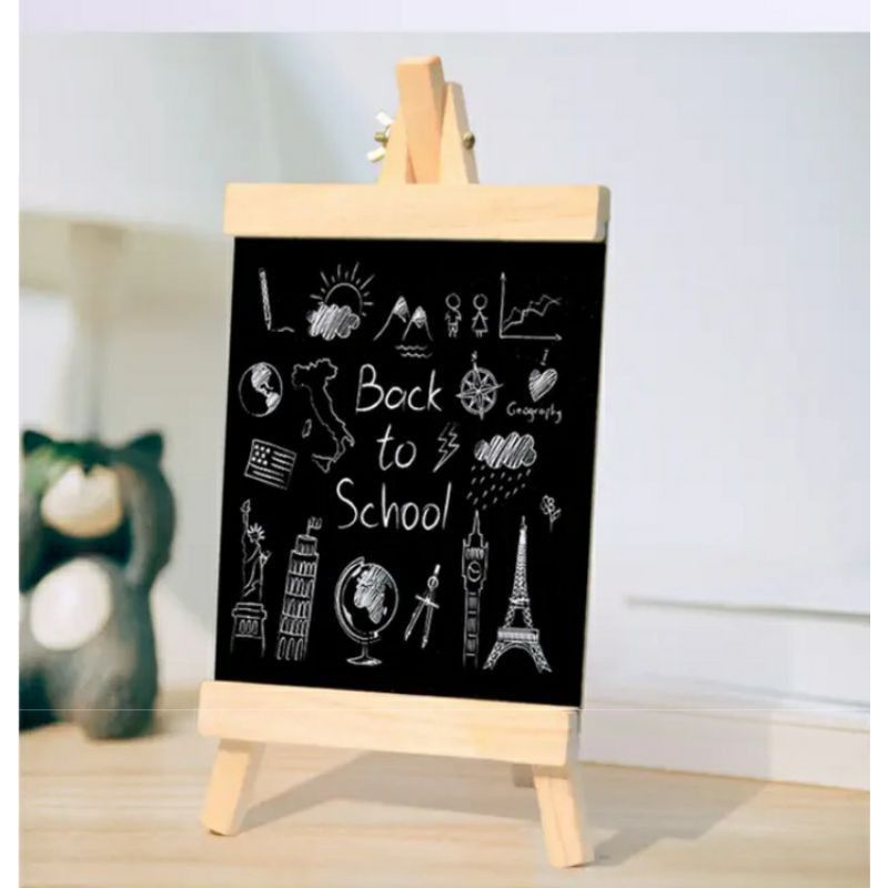 Rice Message Chalk Board With Stand (24X13cm) | Shopee Philippines