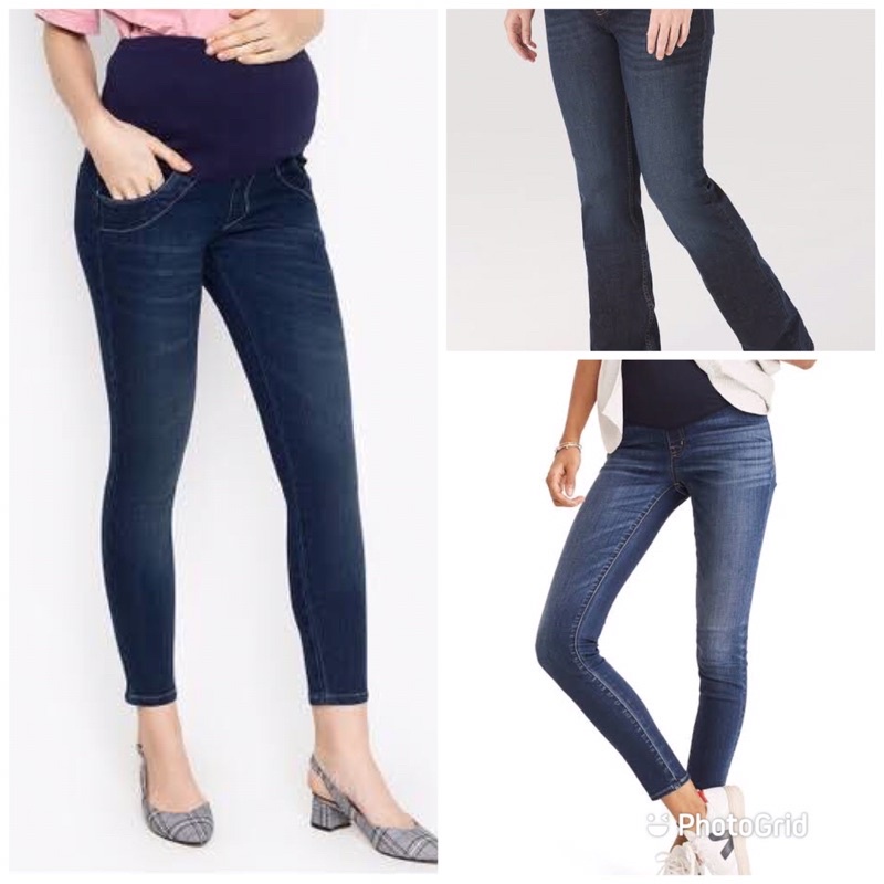 selected maong jeggings maternity branded denim skinny jeans leggings ...