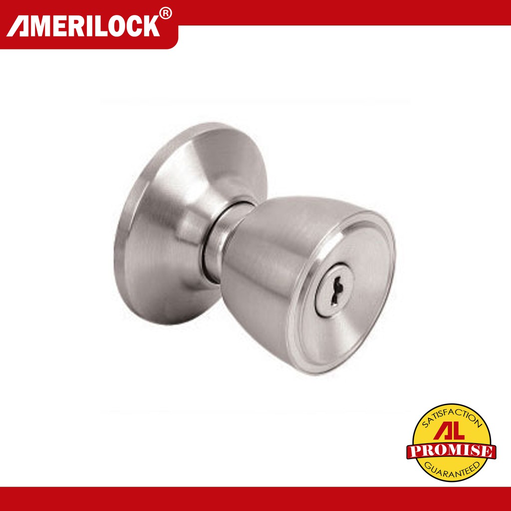 AMERILOCK Door Knob for Bedroom Keyed Entry Lockset Tylo Series (AL 588 ...